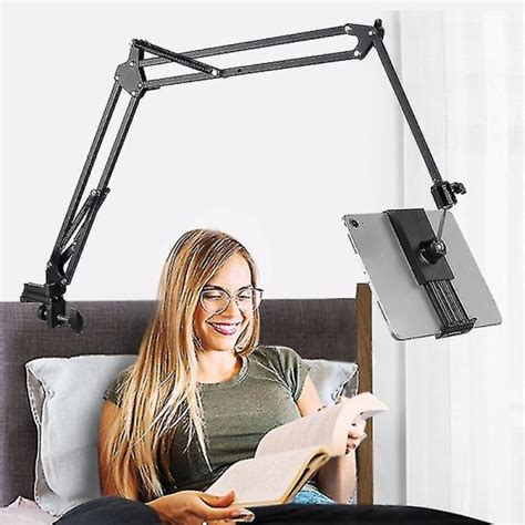 Tablet Holder Til Seng Justerbar Og Foldbar Med 360 Graders Rotation Til Iphone Ipad