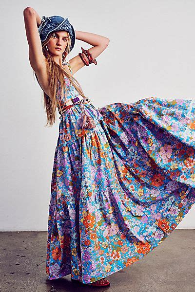 Free People Maxi Dress Bohemian Park Slope