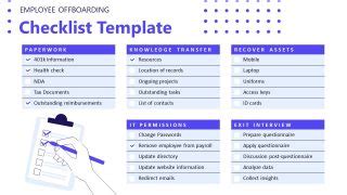 Free Employee Offboarding Checklist Template For PowerPoint Google Slides