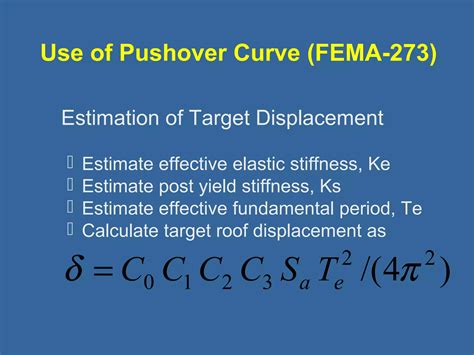 1223989 Static Pushover Analysis Ppt Civil Engineering Industry Industries