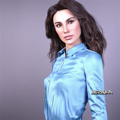 Gal Gadot Satin Blouse 131222 01 By Hepburner On Deviantart