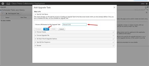 Upgrading Cuc Using Prime Collaboration Deployment Pcd Cisco Community