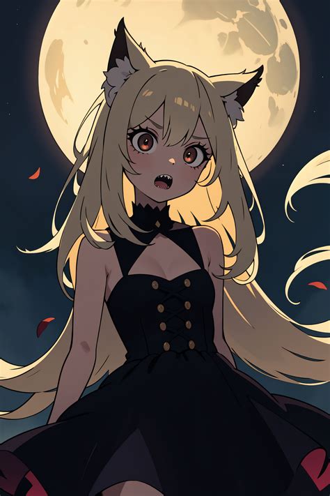 Small Fangs Revealed By The Full Moon By Silvy0055 On Deviantart