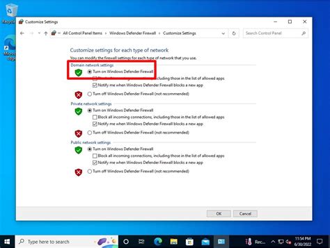 Windows PC How To Disable Windows Defender Firewall Settings Shima System Academy