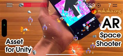 space shooter ar and non ar — unity asset