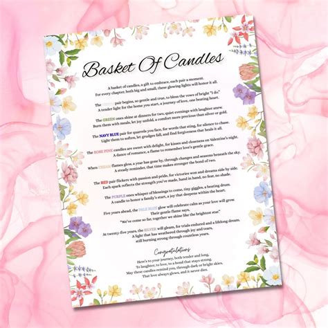 Wedding Poem Candle T 60 T Ideas For 2026