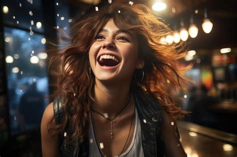 Premium Photo Happy Smiling Girls In Bar Henparty