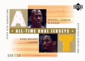 Top Michael Jordan Game Used Washington Wizards Cards