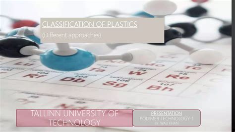 Classification Of Plastics Pptx