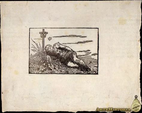 Muchacho Dormido Sobre Una Tumba