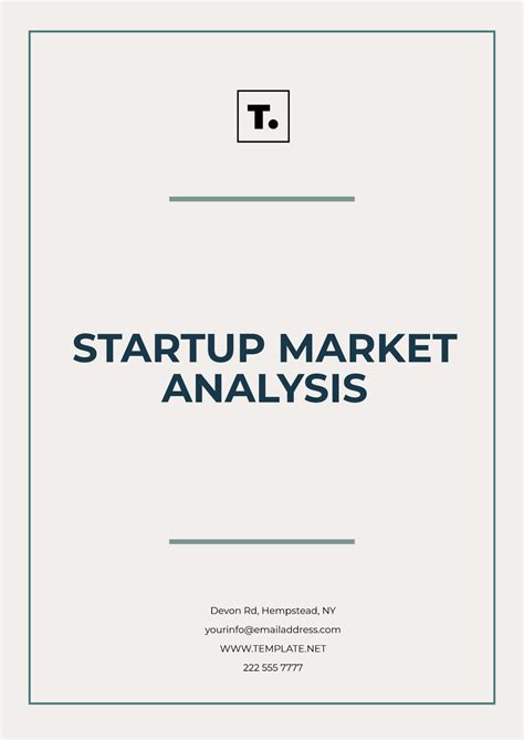 Free Market Analysis Template To Edit Online