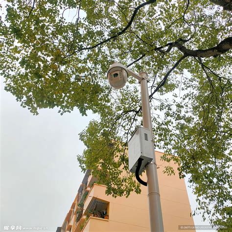 小区监控摄像头摄影图生活素材生活百科摄影图库昵图网