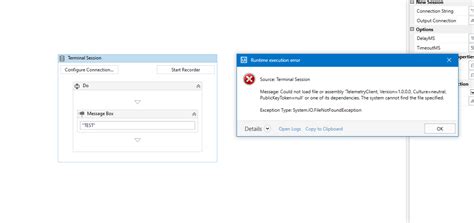 Terminal Unknown Error Studio UiPath Community Forum
