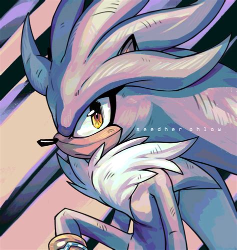 Silver The Hedgehog Fanart By Seedher By Seedher On Deviantart
