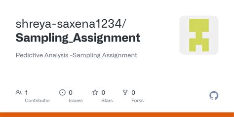 Github Shreya Saxena1234samplingassignment Pedictive Analysis