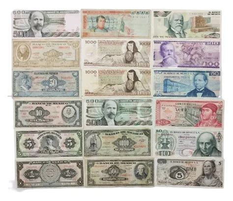 18 Billetes Mexicanos Antiguos Fotos Reales Sk04 Algunos Pre Mercadolibre