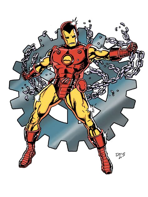 1980s Iron Man Color By Drumsoftheserpent On Deviantart