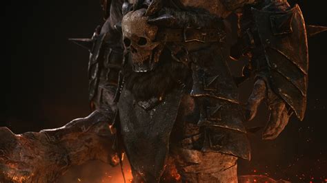 artstation skull crusher orc unreal engine unity fbx and textures