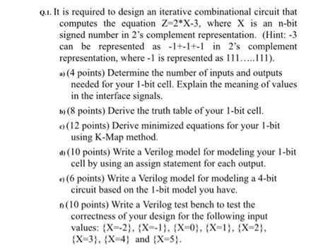 Q1 It Is Required To Design An Iterative
