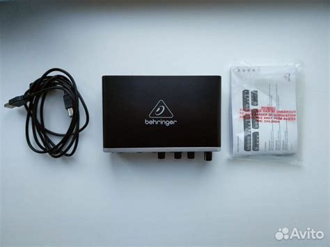 Внешняя звуковая карта behringer U-phoria UMC202HD купить в Москве ...