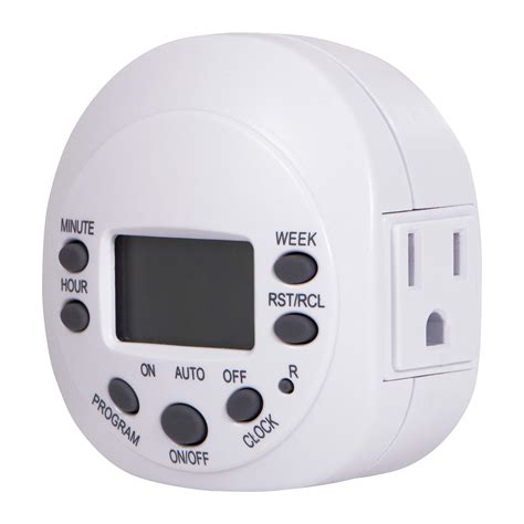 7 Day Programmable Indoor Digital Timer 1 Grounded