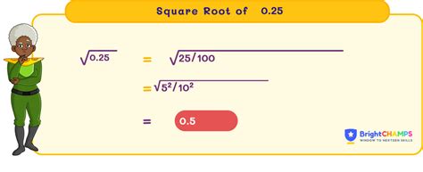 Square Root Of 0 25 How To Find The Value Of √0 25 🧮