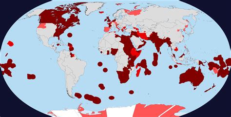 British Empire World Map