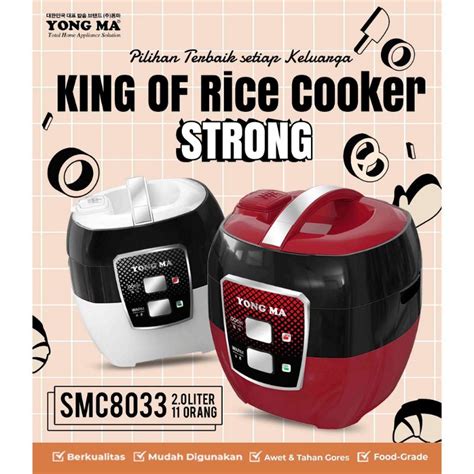 Jual Yong Ma Yongma Rice Cooker Magicom Magic Com Smc 8033 Smc8033 2 Liter Shopee