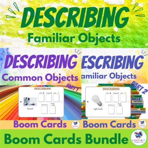 Compare And Contrast Two Picture Objects Part 1 Boom Cards Made By