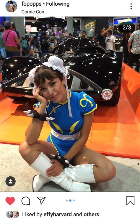 Fo C Cosplaying As Chun Li At Comic Con R Antm
