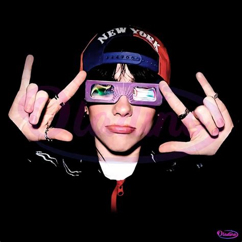 Billie Eilish New York Cap 3d Glasses Png Free Download