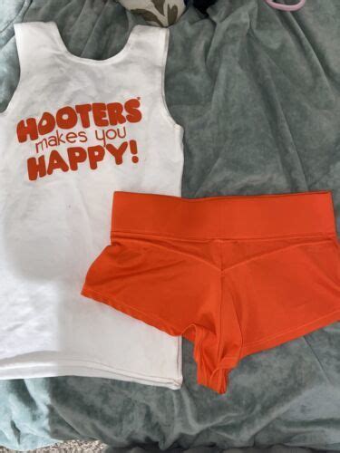Hooters Uniform Worn By Actual Hooters Girl 4658694901