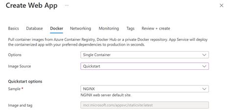 how to set up wq with azure app service wq framework