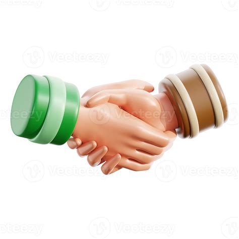 3d Handshake Illustration 52011059 Png