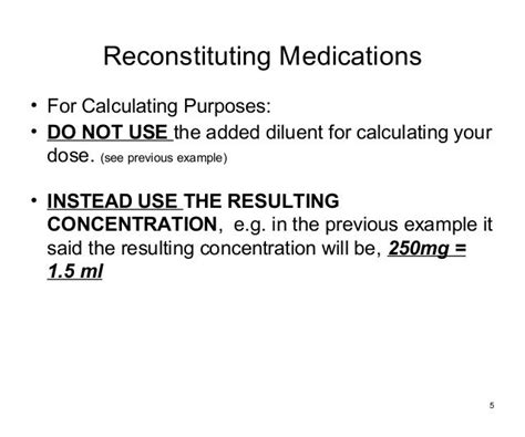 Dosage Calulations Part 1