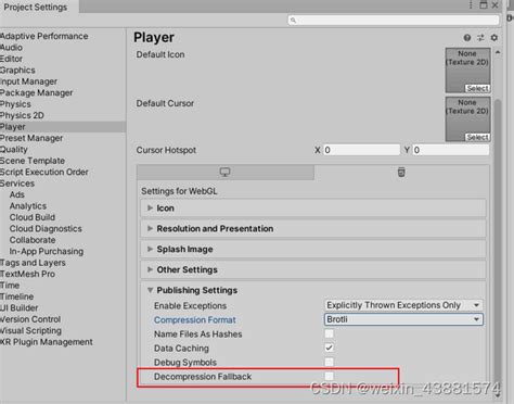 Unity打包webgl报错if Using Custom Web Server Verify That Web Server Csdn博客