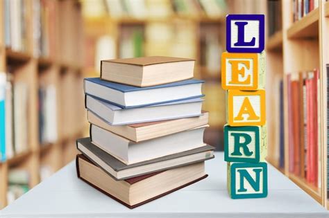 Premium Photo Learn Blocks