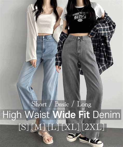 썸머 XL 기장선택 핏대박 얇아요 내가 찾는 그 핏 쿨링 핀턱 밴딩 워싱 여름 청바지 롱 와이드 데님 팬츠 에이블리