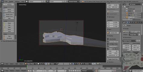 Rendering Entire Object Not Visible In Render Blender Stack Exchange