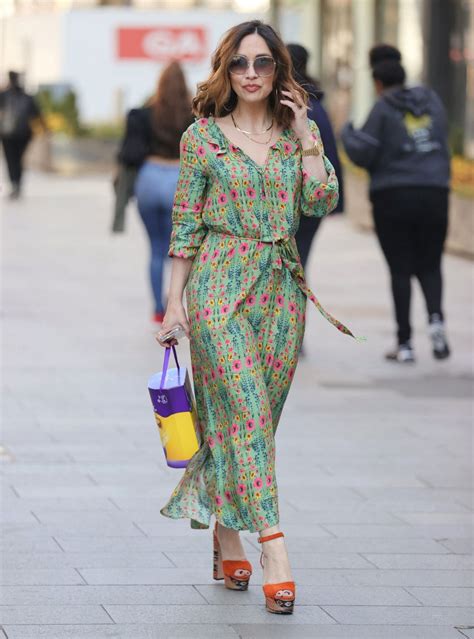 Myleene Klass In A Floral Dress 04042021 • Celebmafia