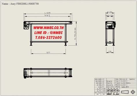 สายพานลำเลียงขนาดเล็ก Mini Belt Conveyor Fbh