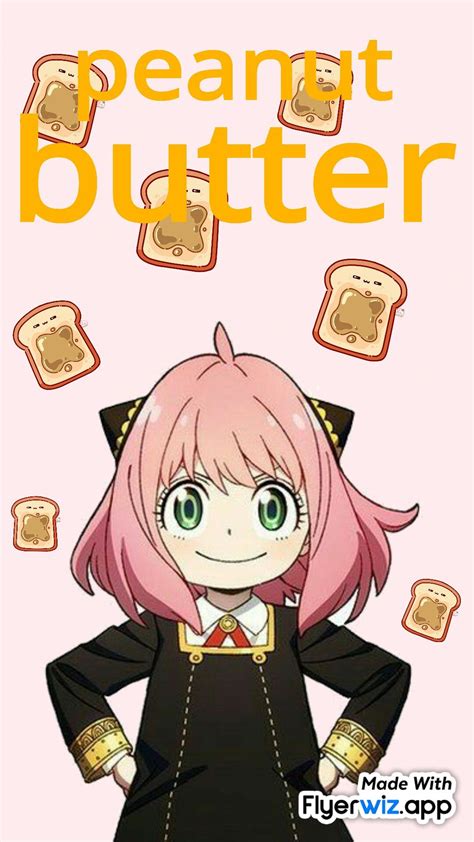 Cute Anya And Peanut Butter Sandwich Wallpaper خلفيات آنيا لطيفة