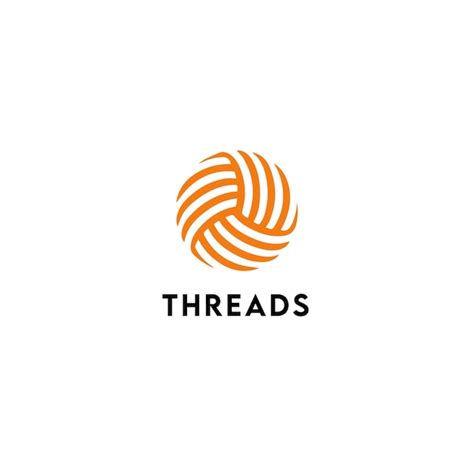 Premium Vector Threads Logo