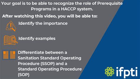 Haccp Foundations — Ifpti