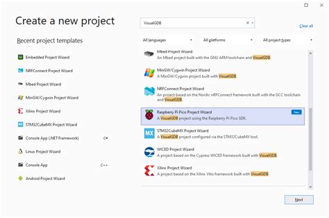Developing Raspberry Pi Pico Projects With Visual Studio Visualgdb