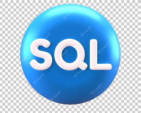Premium Psd Sql Icon 3d Render