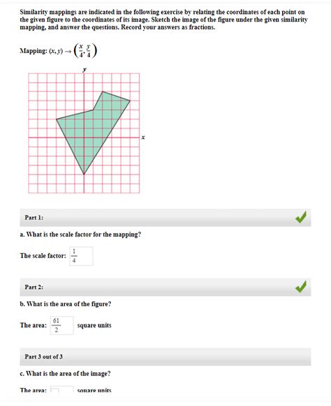 solved similarity mappings are indicated in the following