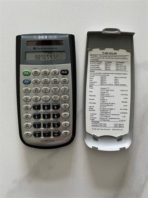Texas Instruments Ti 36x Solar Scientific Calculator Hobbies And Toys Stationery And Craft