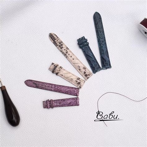 Quick Release Python Leather Watch Strap Custom Watch Band Python Skin