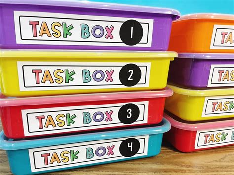 task boxes for kindergarten simply kinder